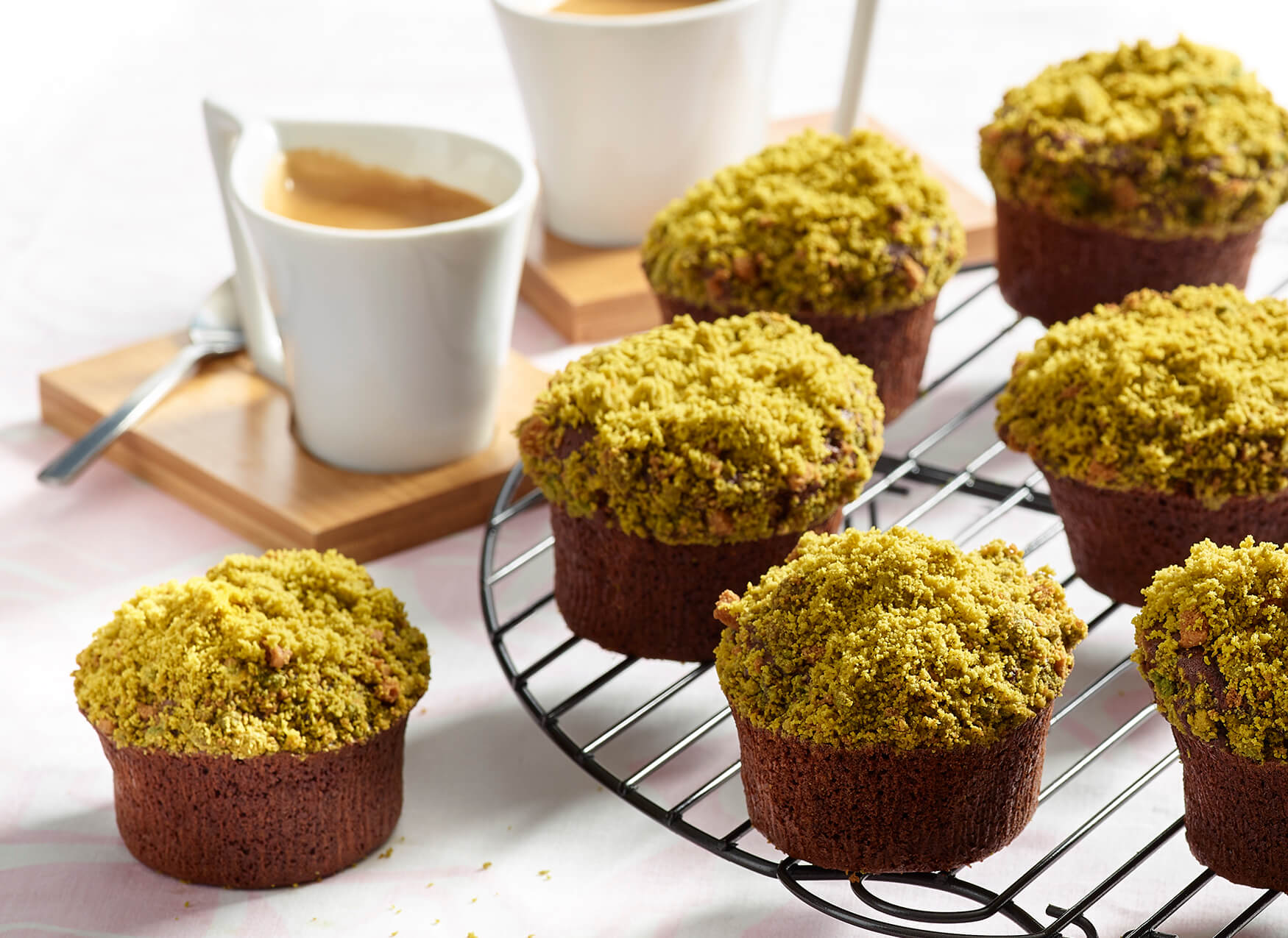 Crumb'cake chocolat pistache - Eureden Foodservice